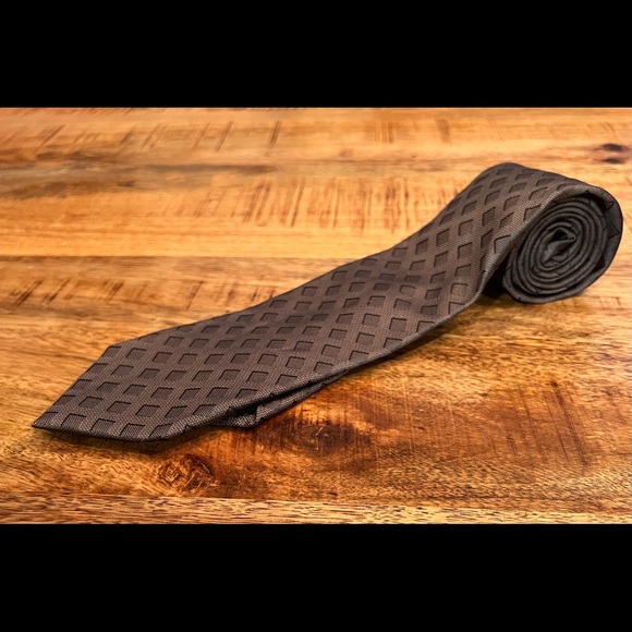 Michael Kors | Accessories | Michael Kors Mens Necktie Gray Diamond ...